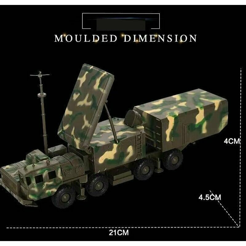 4D сборная модель модель РЛС S-300 (1/72)