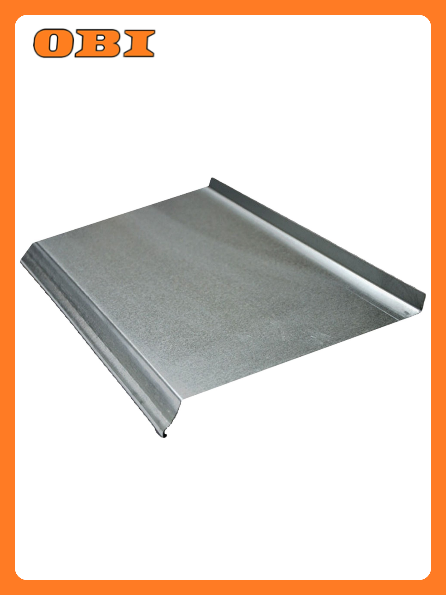 Отлив для окна Таврос, стальной, 100x2000мм, матовый, серебристый