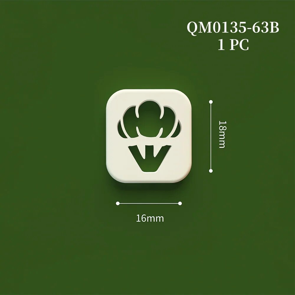 Форма для резки глины QM0135-63B, 18x16 мм