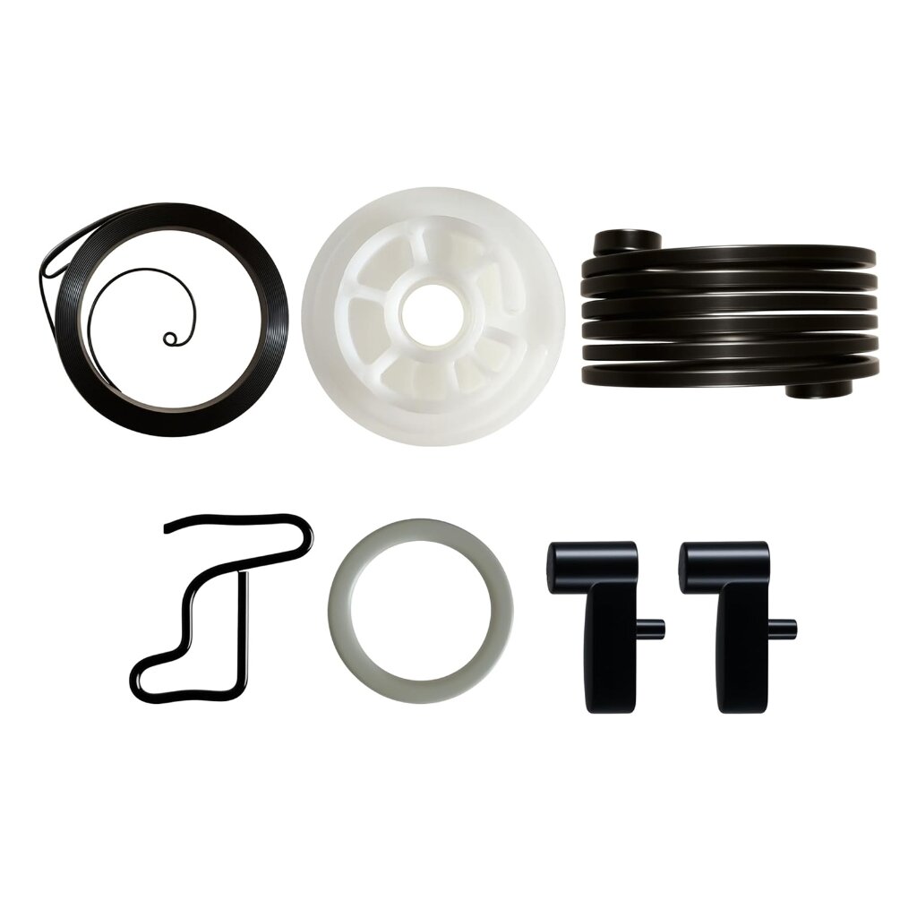 Комплект Пружин Обратной Перемотки Стартера В Сборе С Возвратным Шкивом Для Листовых Воздуходувок BG56C BG86C SH86C SH56C Запасные Части включены В комплект поставки