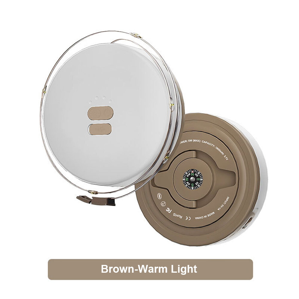 Светодиодные ленты для кемпинга портативные наружные свечение для кемпинга свертка с заряжением водонепроницаемый фонарь для аварийных ситуаций, двор, походы, Зеленый-Теплый свет, Коричневый-Теплый свет, Зеленый-Многоцветный свет, Коричневый-Многоцветный