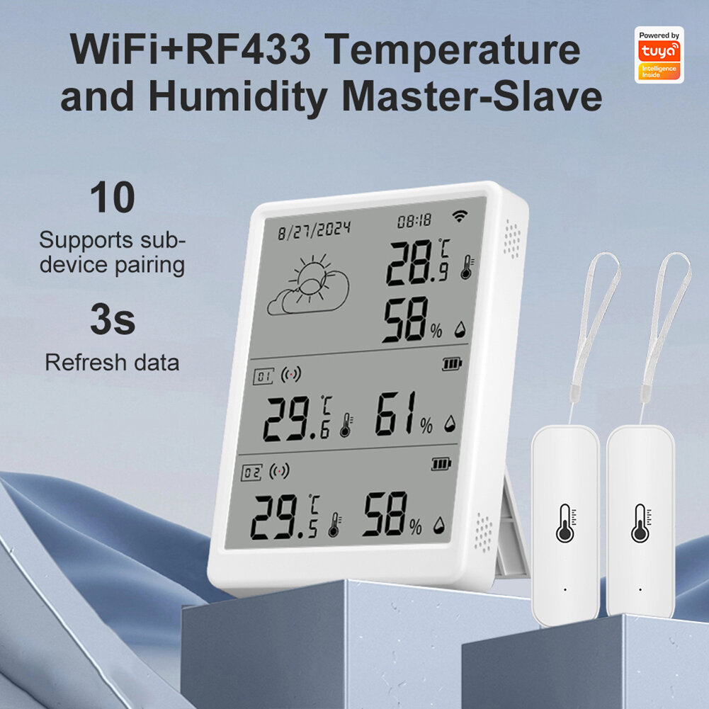 Электронный термометр с USB Type-C