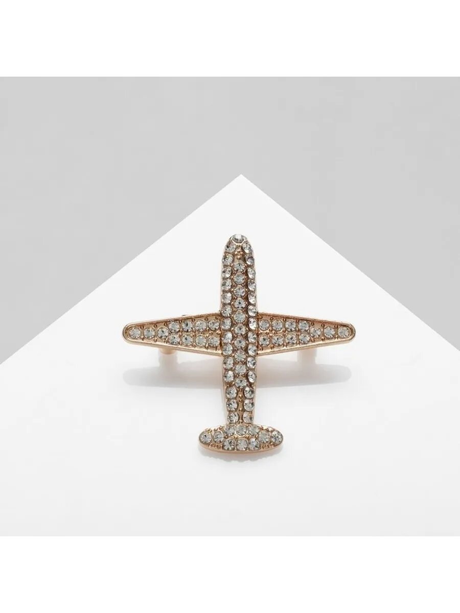 Брошь, стразы