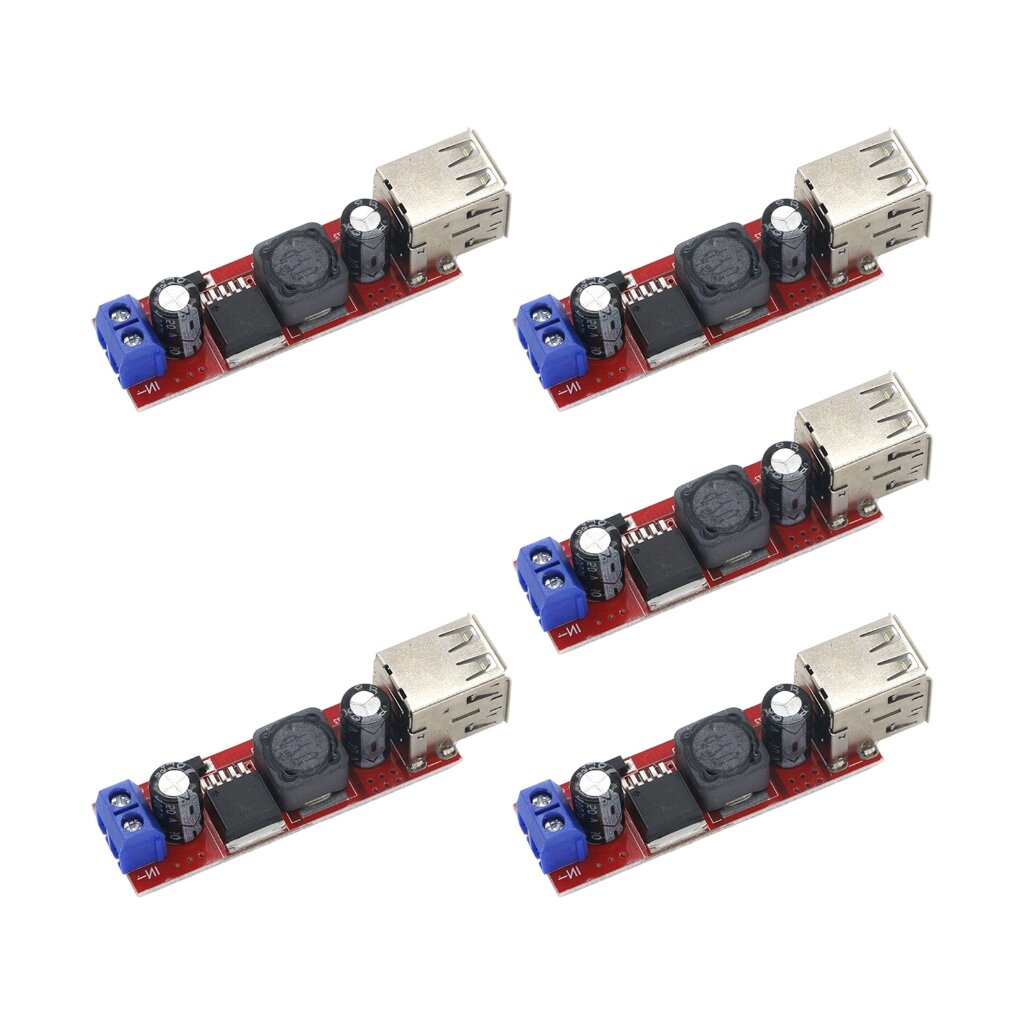 Модуль Регулятора Выходного Напряжения От 9 В 36 В До 5 В 3А С Двумя USB-Зарядными Устройствами