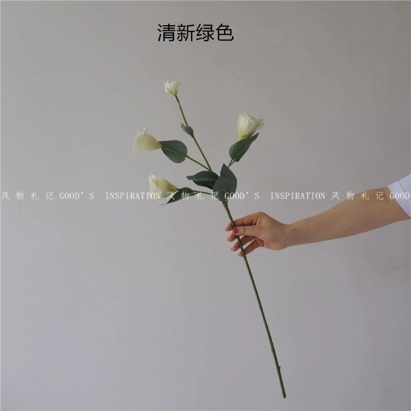 Искусственные цветы в корейском минималистичном стиле: букет из лакспур, для уличной фотографии, ручной работы, для