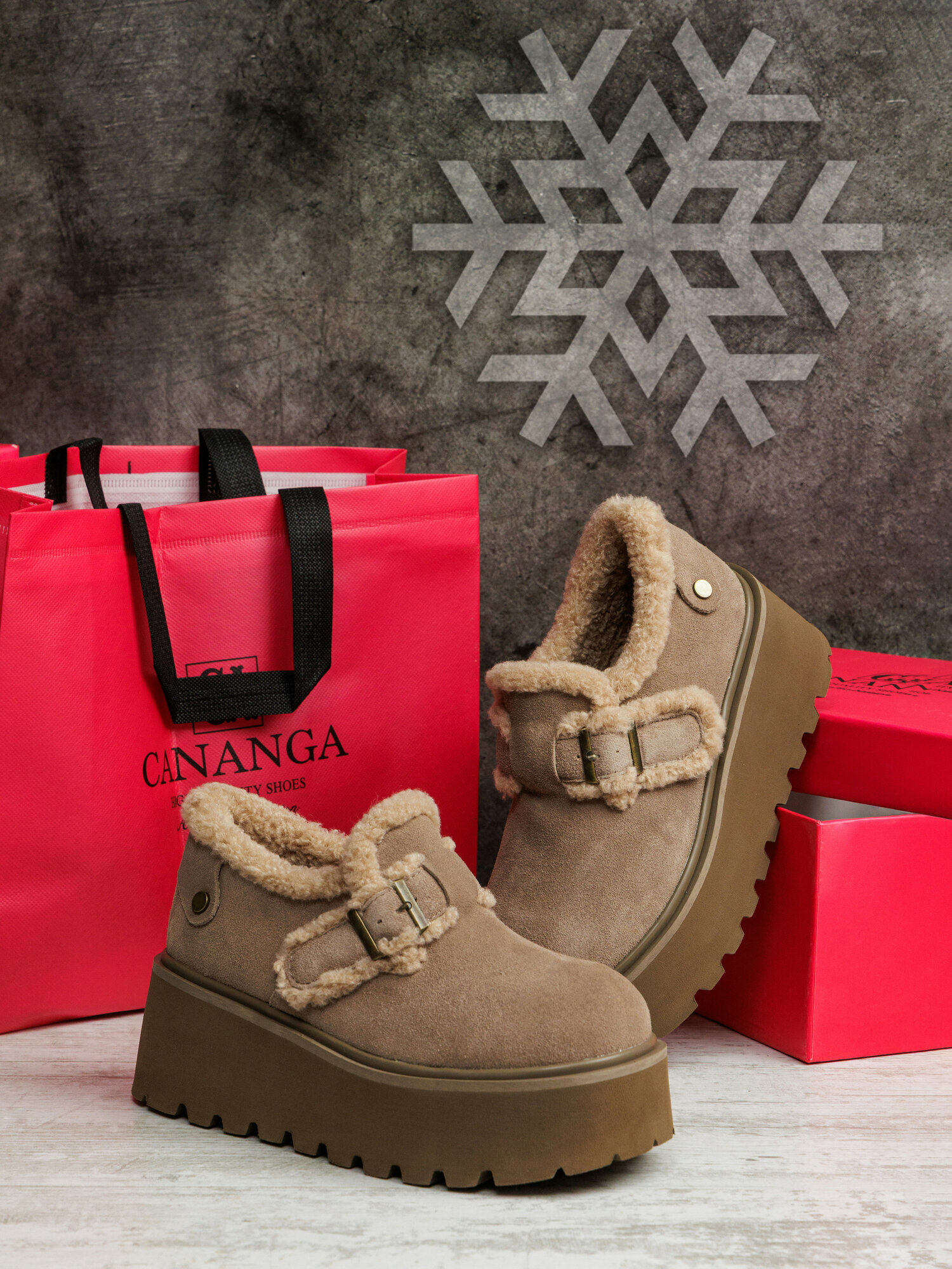 Угги натуральная замша