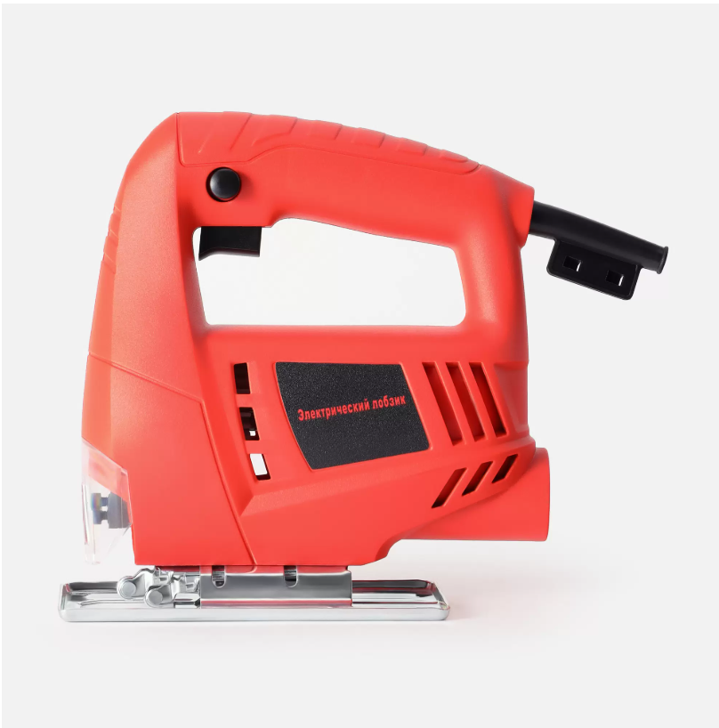 Электролобзик GVAG05, сетевой, 55мм, 450 Вт, сталь, оранжевый, с пилами по дереву и металлу