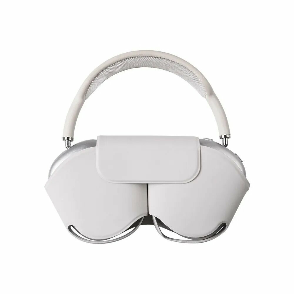 Подходит для Airpods Max Protector Case для Smart наушников защиты для Apple AirPods Max Ceather Protect, белый