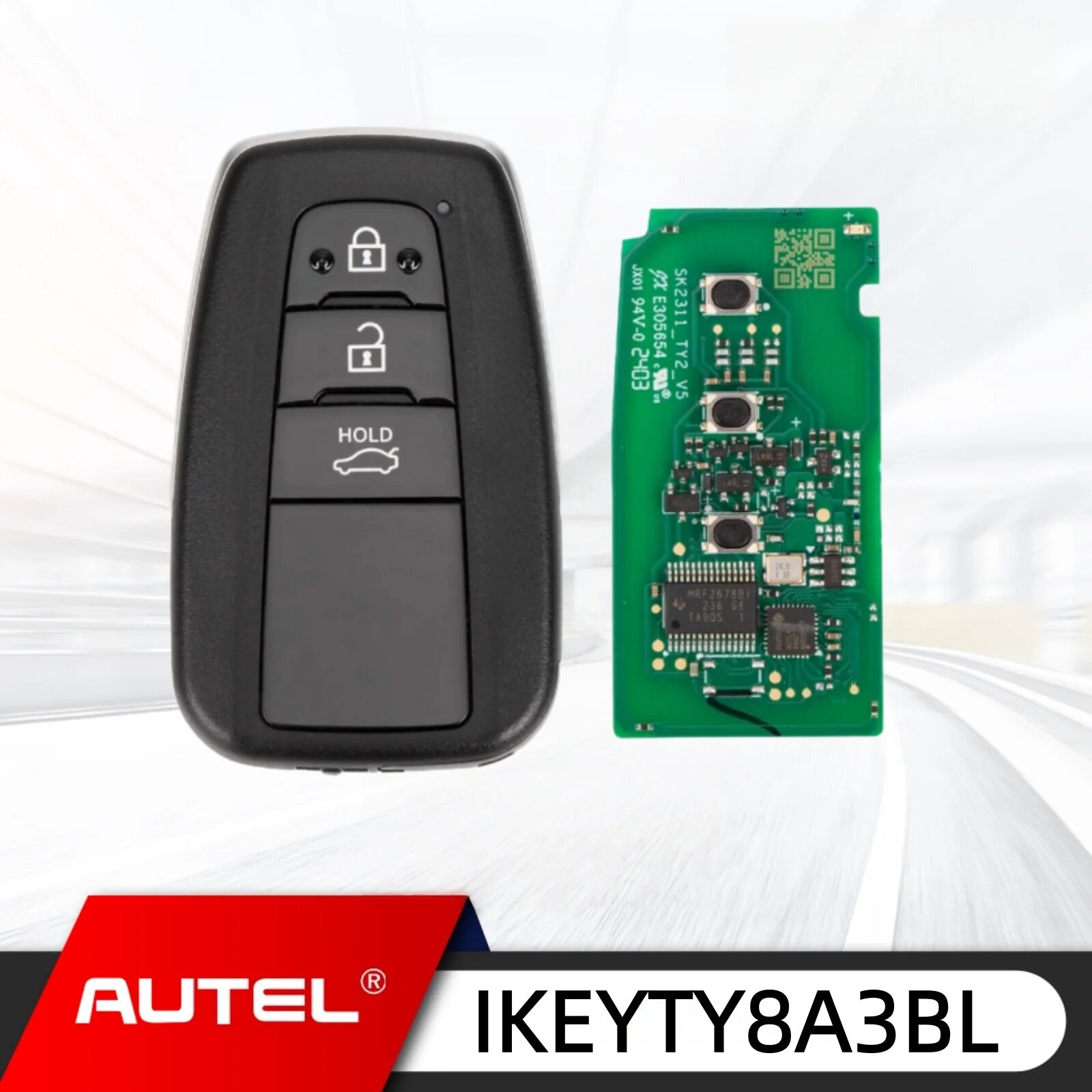 Смарт-ключ Autel IKEYTY8A3AL IKEYTY8A3BL IKEYTY8A4AL 315/433 МГц для Toyota для Autel Smart Key для KM100 IM508 IM608 KM100E