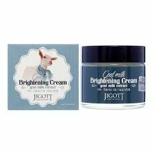 Jigott Крем для лица осветляющий с экстрактом козьего молока / Goat Milk Whitening cream, 70 мл
