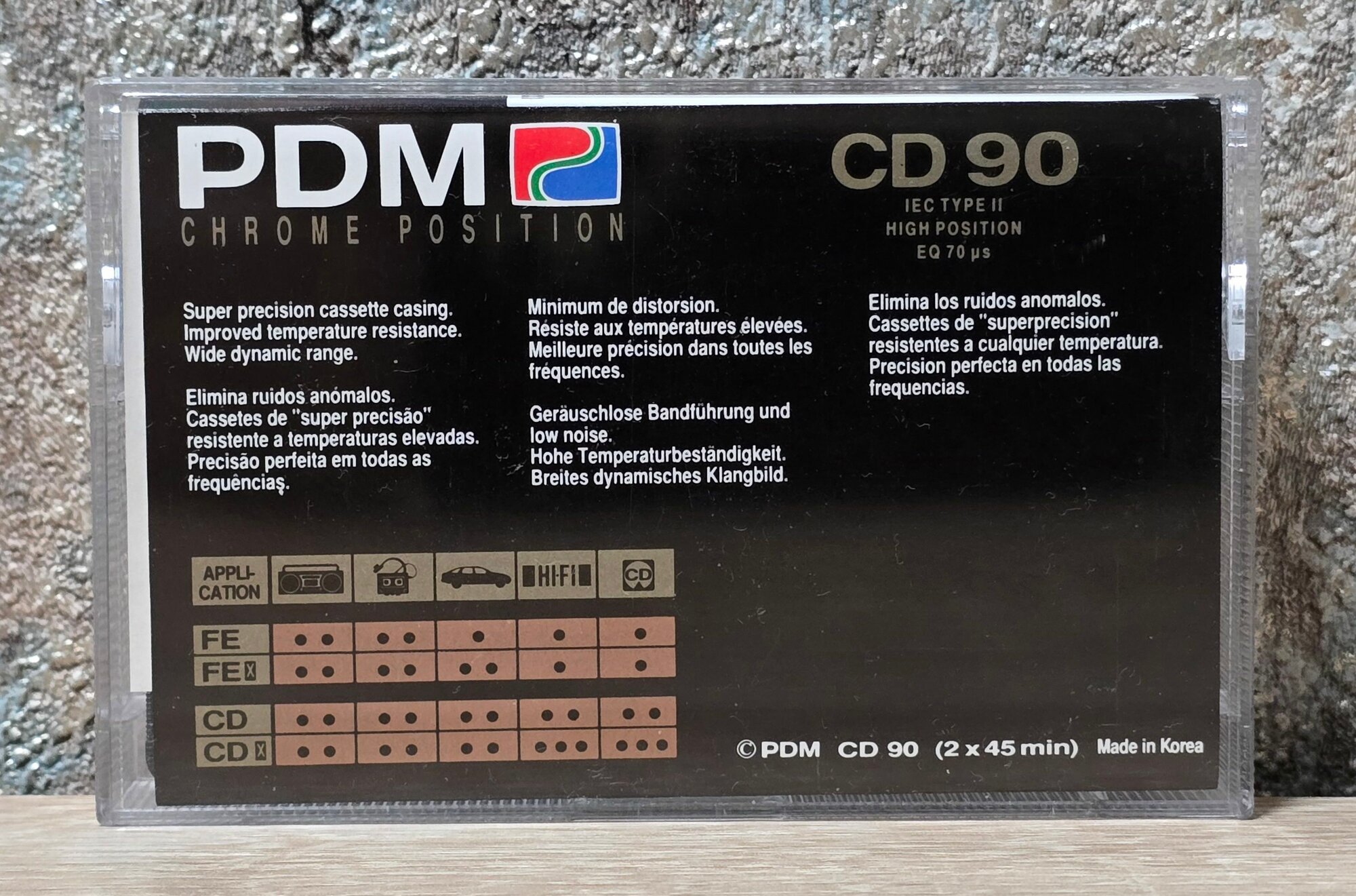 Аудиокассета PDM CD90 — фото 1