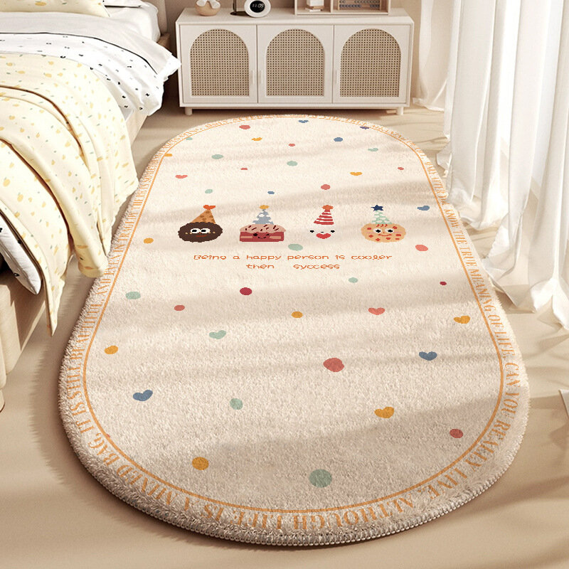 Новый стильный коврик у кровати с рисунком из мультфильмов，60*90cm