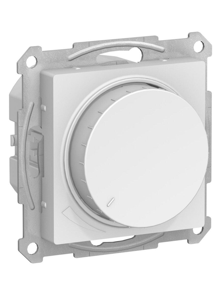 Механизм светорегулятора Systeme Electric поворотно-нажимной, LED, RC, 400В, лотос