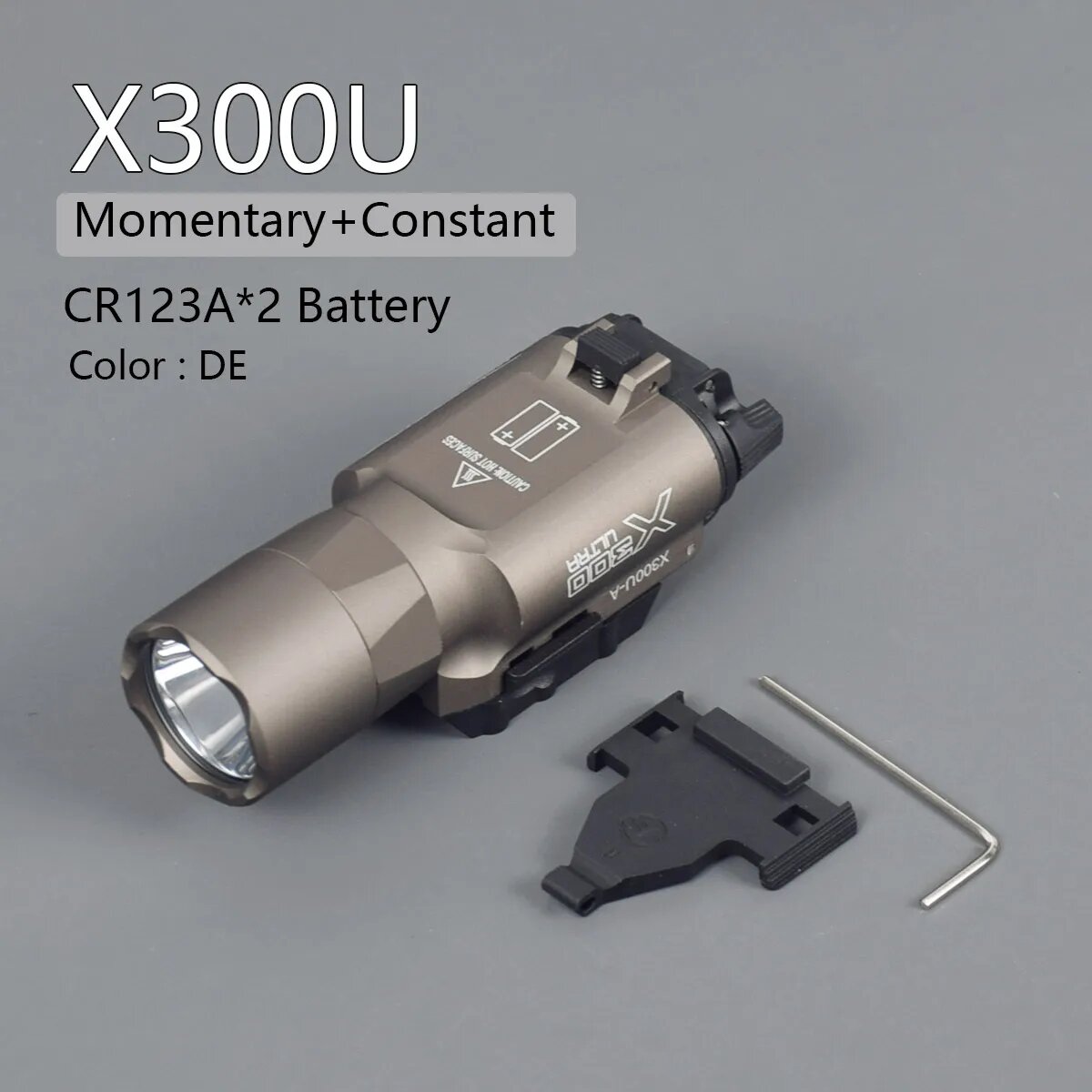 Тактический фонарь Surefire X300 Ultra 500 люмен X300U Tan