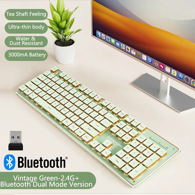 Механическая бесшумная клавиатура Logitech G Pro X Green-Wireless