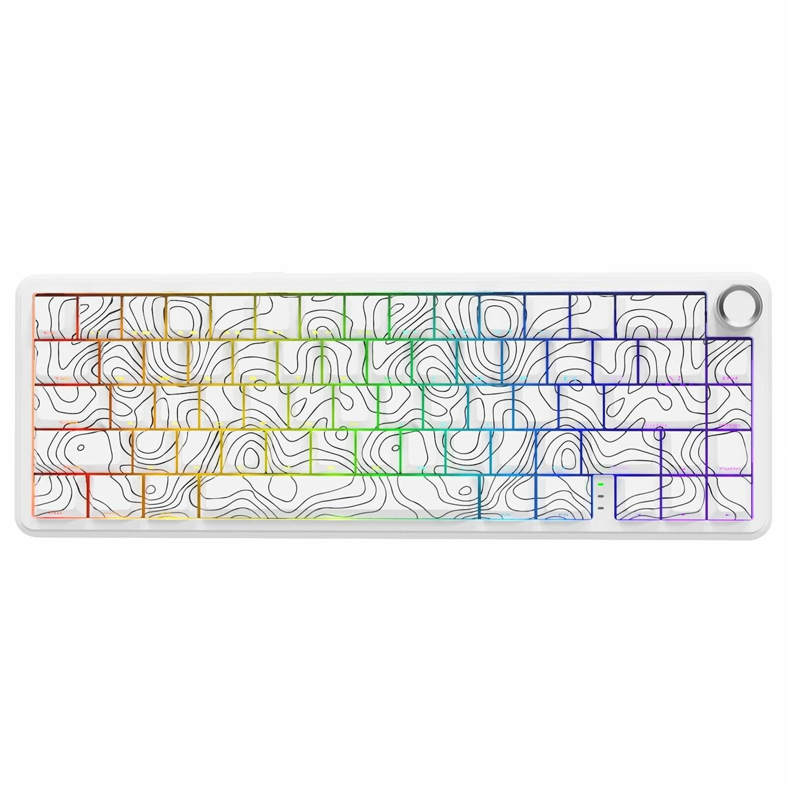 ATTACK SHARK X65PRO HE Быстрый запуск беспроводной игровой клавиатуры, 0,01 мм RT точность 8000 Гц проводная клавиатура с магнитным переключателем