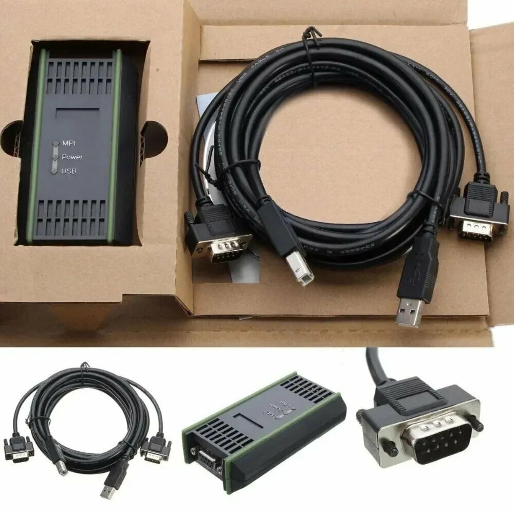 6ES7972-0CB20-0XA0 USB-кабель-адаптер для ПК для Siemens S7-200/300/400 RS485 Profibus MPI PPI DB9-контактный