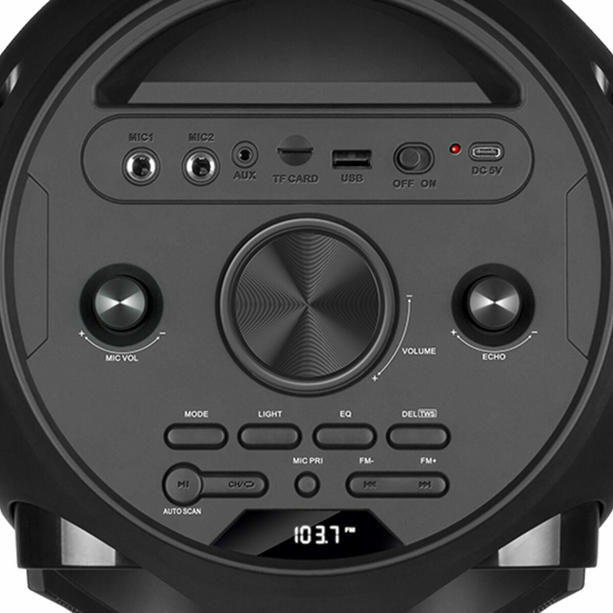 Колонка портативная Sven PS-750, 80 Вт, TWS, Bluetooth, FM, USB, microSD, LED-дисп, черная (SV-019617)