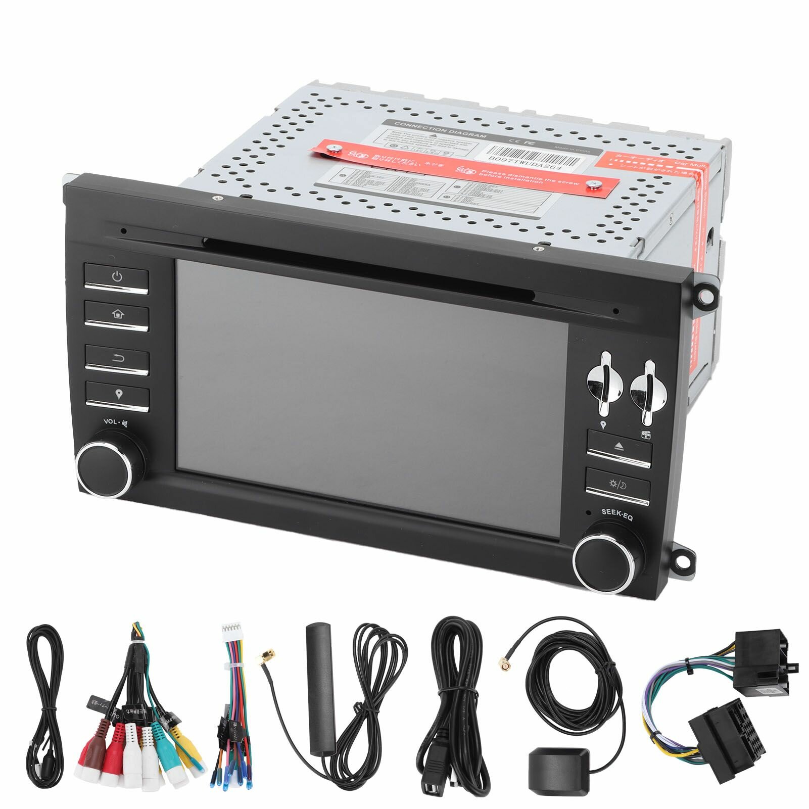 7" магнитола Android 10, DVD, DSP (Porsche Cayenne 2003-2010)