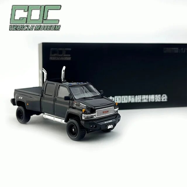 New Goc Top Kick 1:64 Hec Limited Edition Tinplate Gmc C4500 Breaking Bad Guy Pentiac Simulation Alloy Car Model Custom Toy Gift