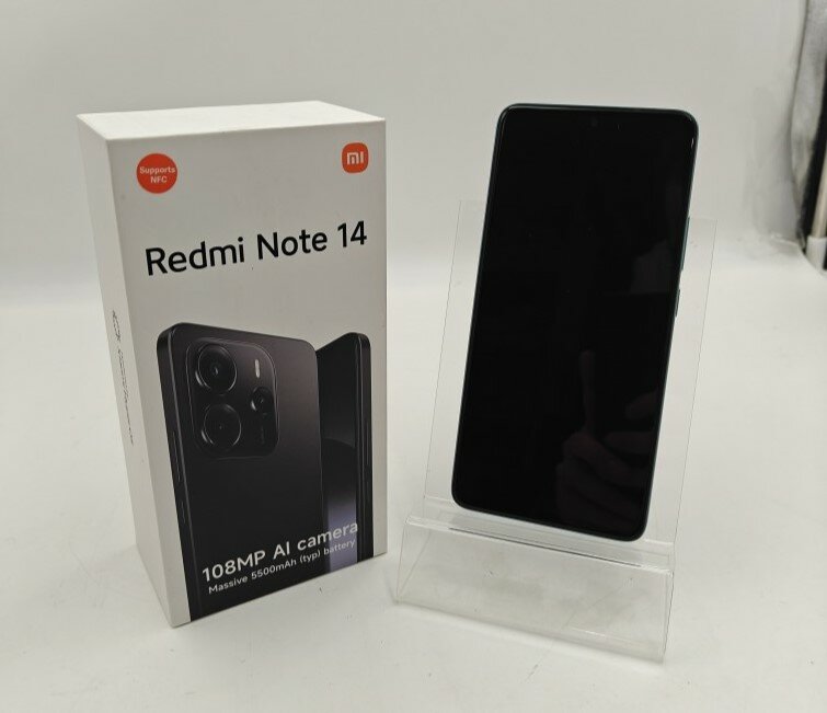 Смартфон Xiaomi Redmi Note 14, 6.67", 108Мп, 8ГБ/256ГБ, NFC, Bluetooth 5.3, Android