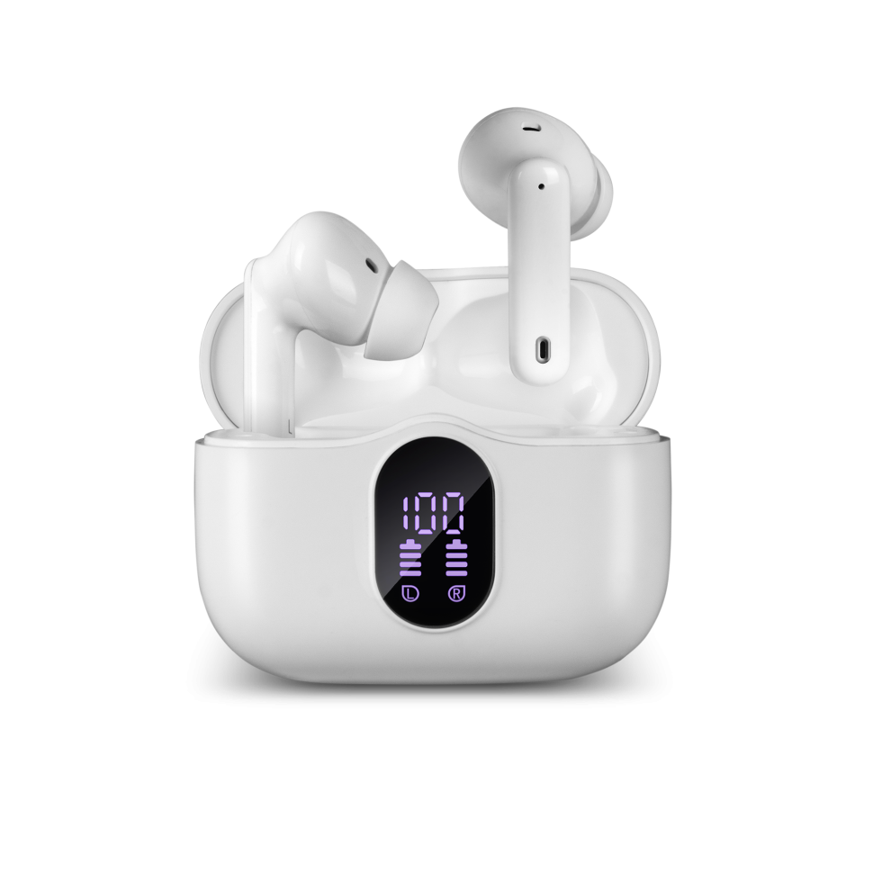 Наушники bluetooth TWS SVEN E-310B, белый (Bluetooth, TWS, ANC, ENC, APP)