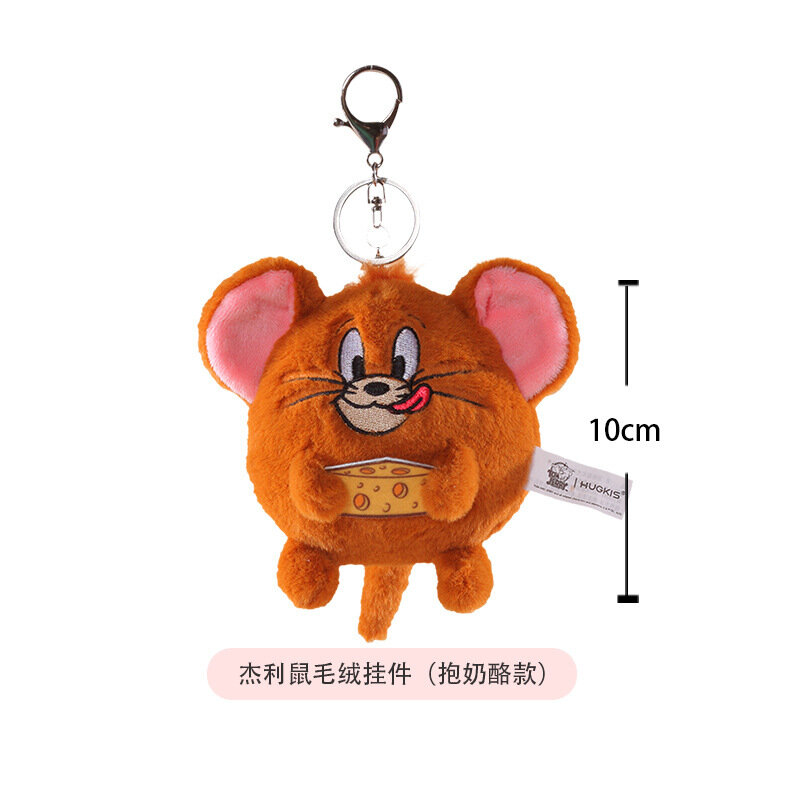 Мягкий брелок-игрушка Том и Джерри, милый брелок Том и Джерри, забавная кукла Том и Джерри, подарок на день рождения.