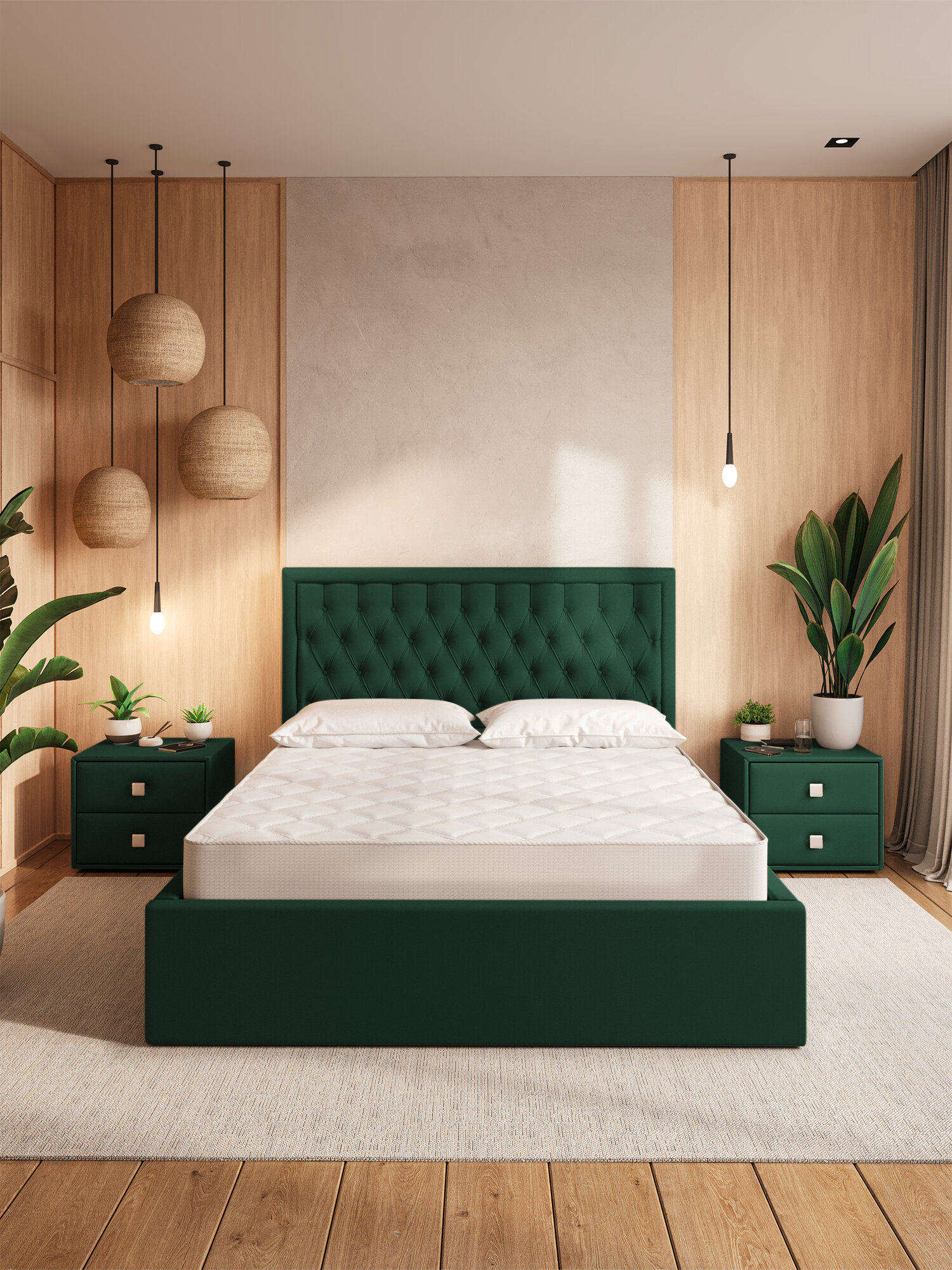 Кровать двуспальная 160х200 с подъемным механизмом, Валенсия с мягким изголовьем для дома и спальни, ортопедическое основание, ящик для белья