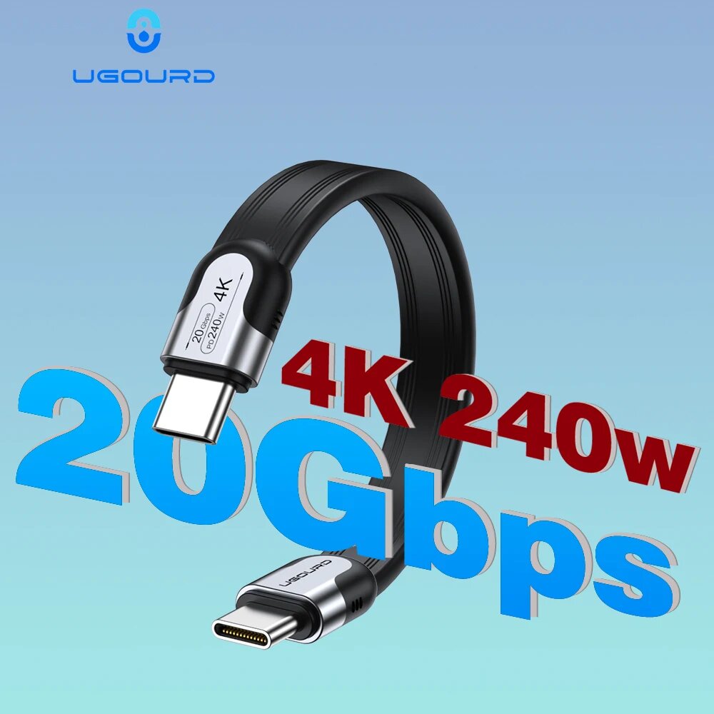 USB-C кабель UGOURD 20 Гбит/с, 0.5 м — фото 1