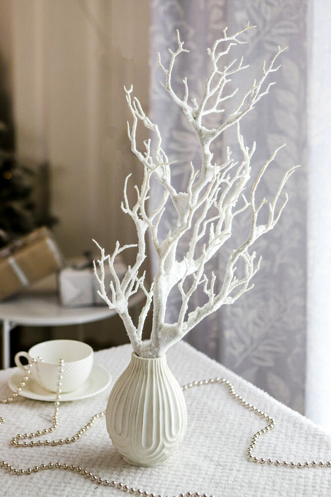 Декоративная искусственная ветка денюд, пластик, 58 см, EDG 2300359A100