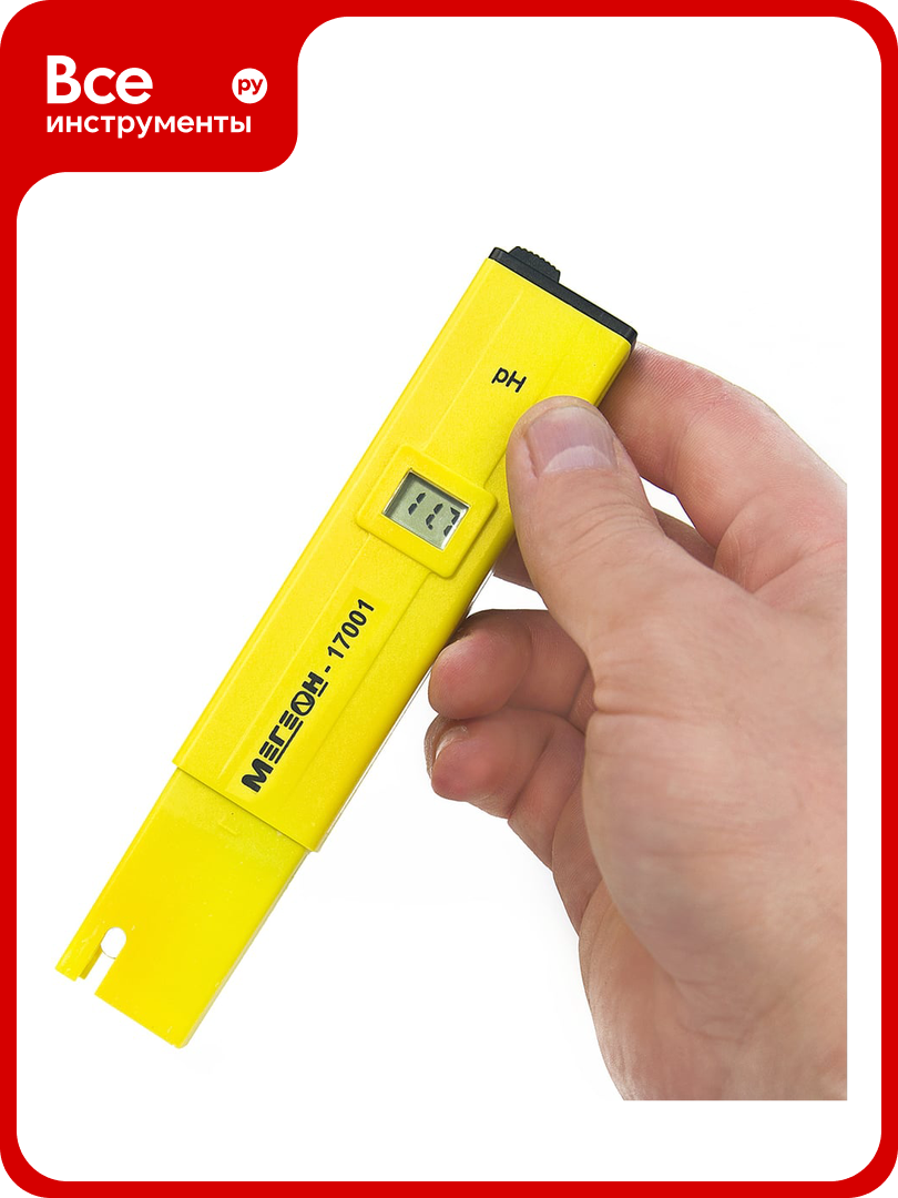 Цифровой pH-метр мегеон 17001 к0000013370, для широкого примения в быту