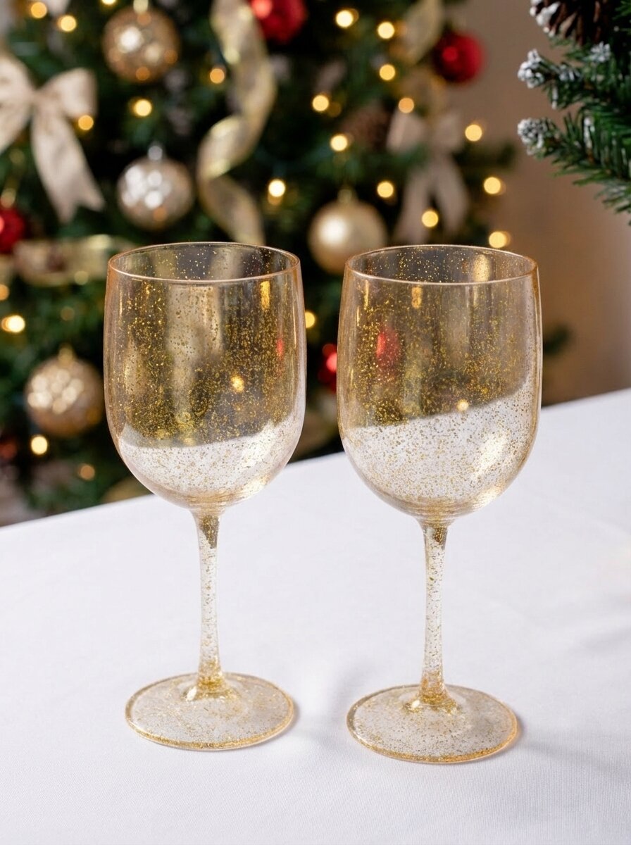 Набор бокалов GREENKA, для вина, 480 мл, на ножке, с гравировкой, бесцветный