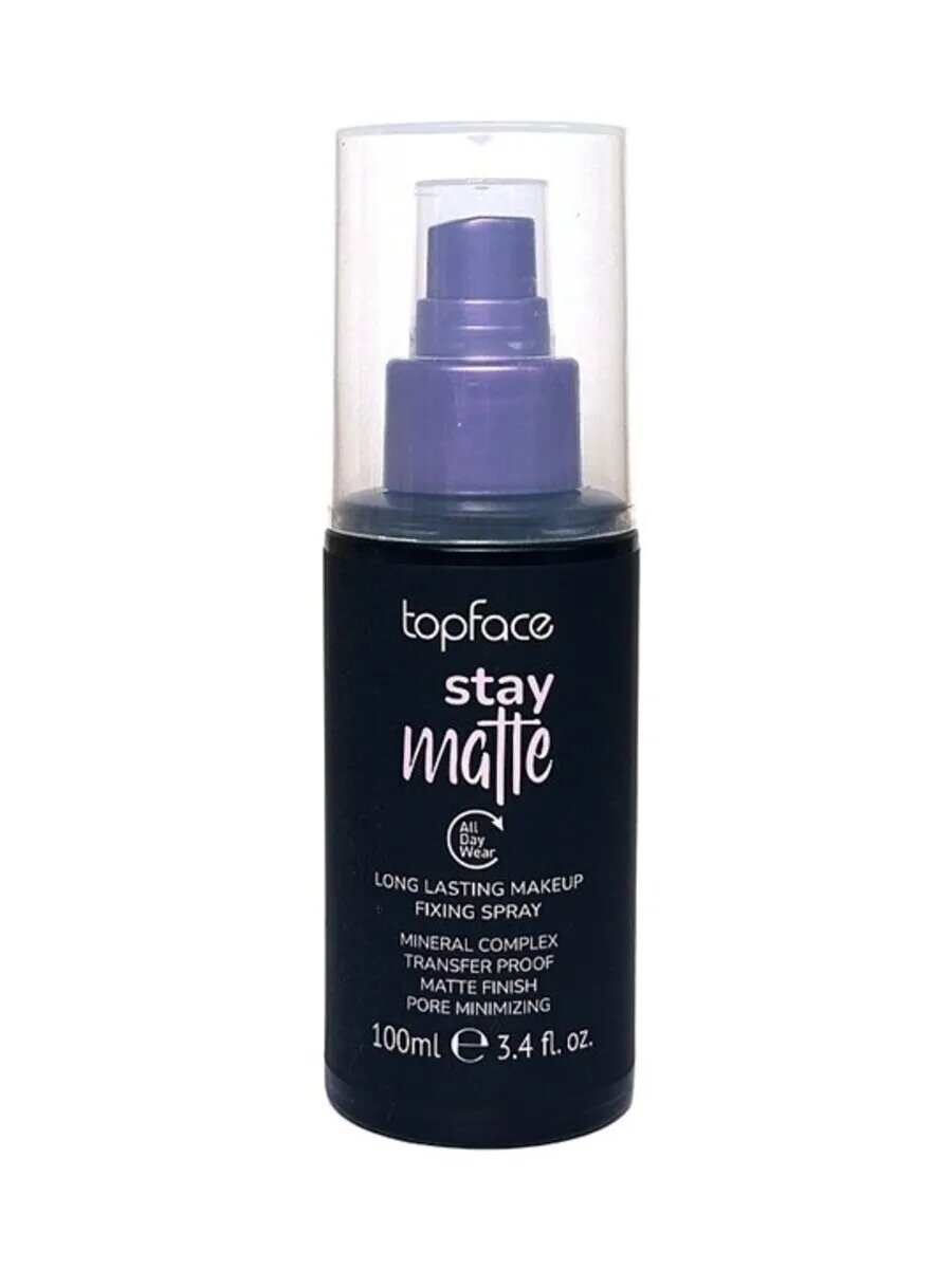 База под макияж Topface Stay Matte Make Up Fixing Spray, Фиксатор матовый, 100 мл