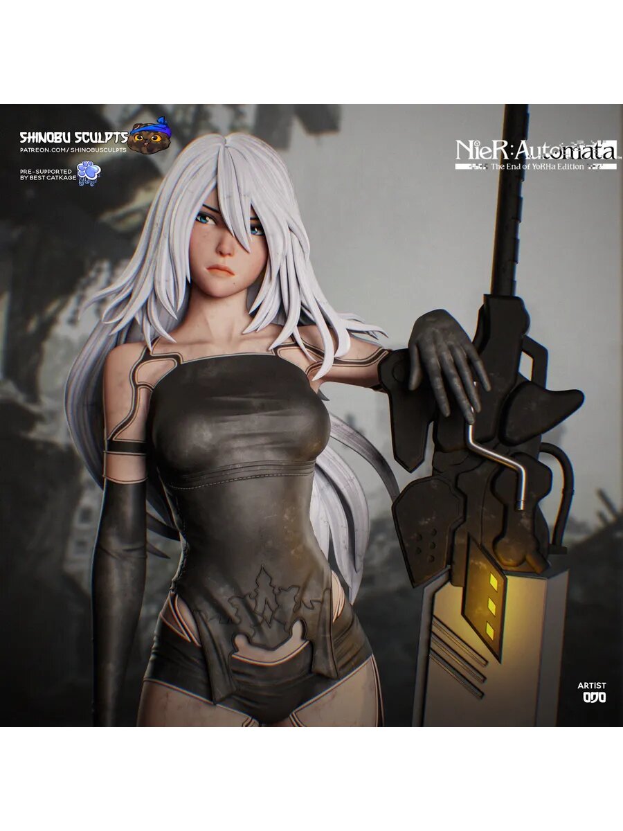 Коллекционная фигурка Shinobu Sculpts - Nier - A2 20 см