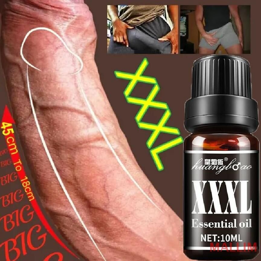 Крем для увеличения и роста полового члена Масло для массажа пениса 10мл с эффектом увеличение, утолщение полового члена, повышение выносливости, для потенции, для секса