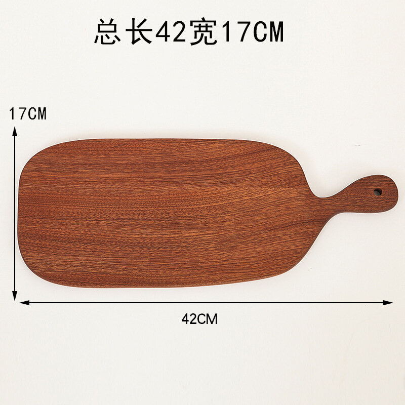 Деревянный поднос, тарелка для стейка, тарелка для пиццы, тарелка для хлеба, суши, домашнее использование, доска для стейка из сапеле, японская прямоугольная западная тарелка