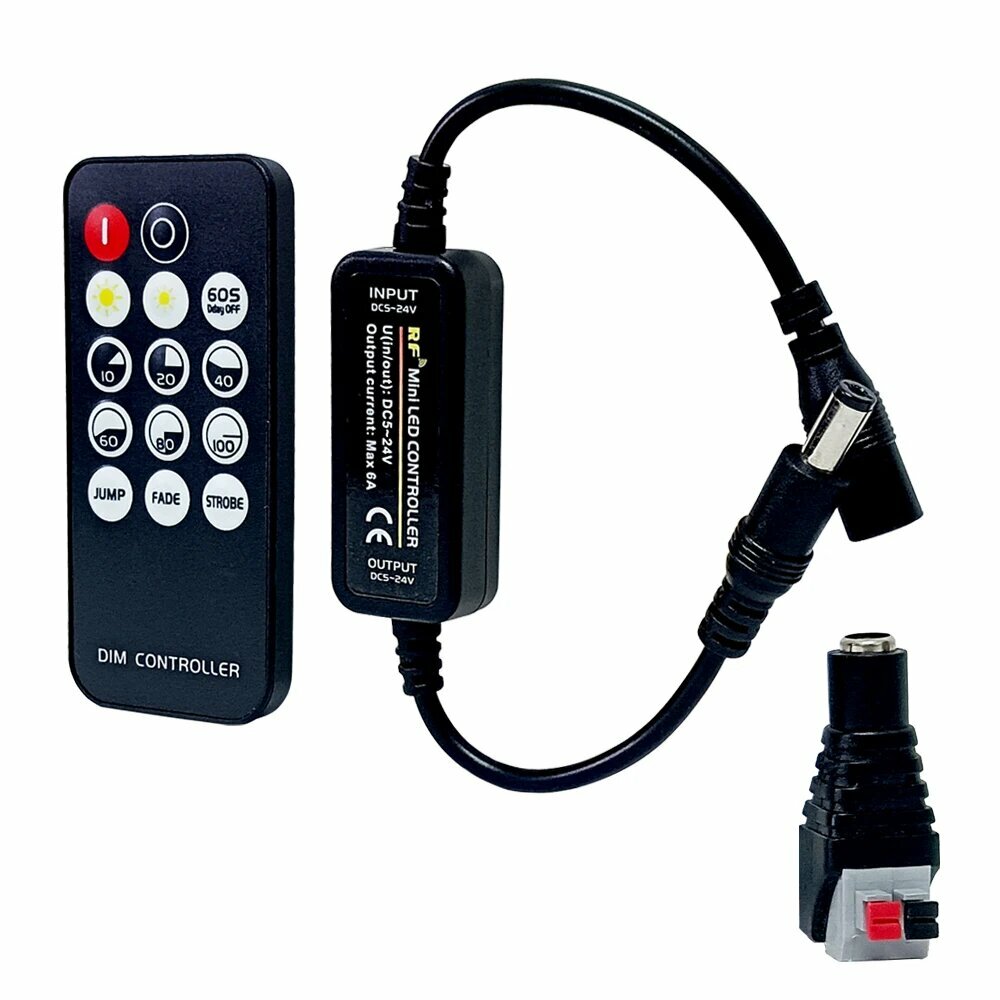 FUNZENXIN 14Keys RF Mini Led DIM Controller для одноцветной светодиодной ленты