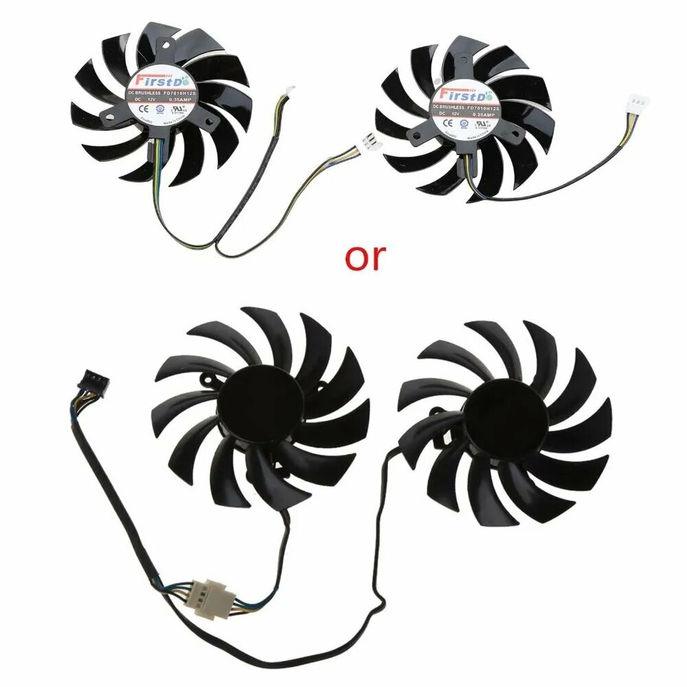 Кулер для видеокарты MSI 75мм 4Pin