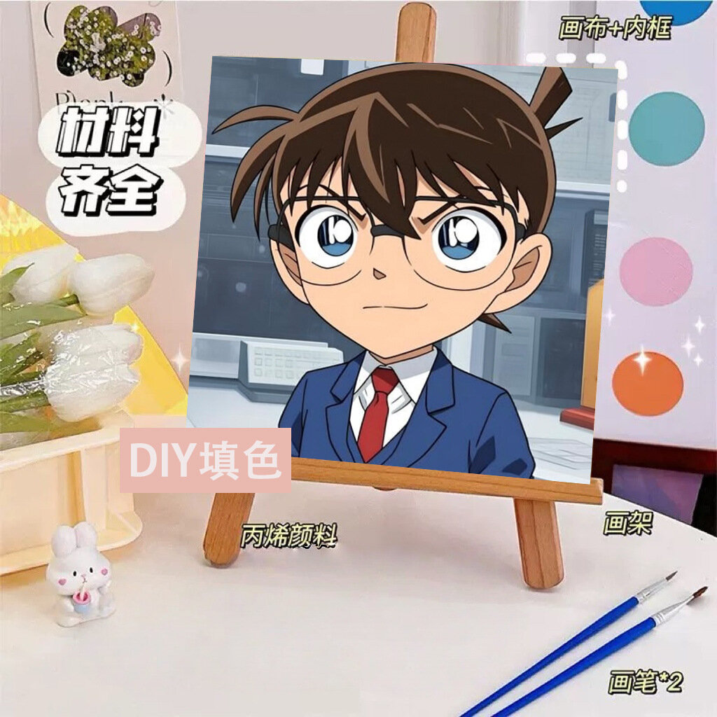 Bungo Stray Dogs Осаму Дадзай DIY Цифровая масляная живопись Раскраска ручной работы Накахара Чуя Аниме товары Акриловая живопись