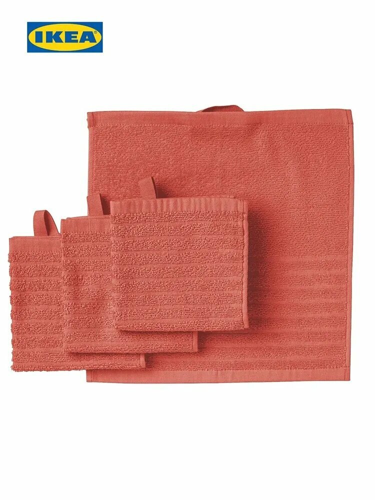 IKEA Полотенце кухонное IKEA поднос, 30x30, 4шт