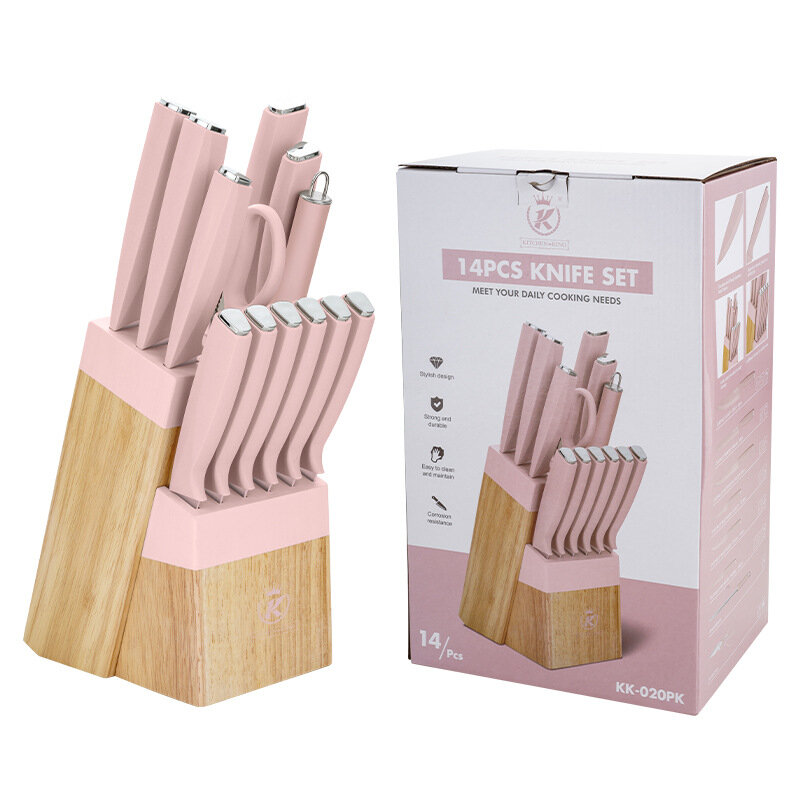 Набор кухонных ножей из нержавеющей стали, ножи для дома, овощной нож, шеф-нож, фруктовый нож, подарочный набор ножей