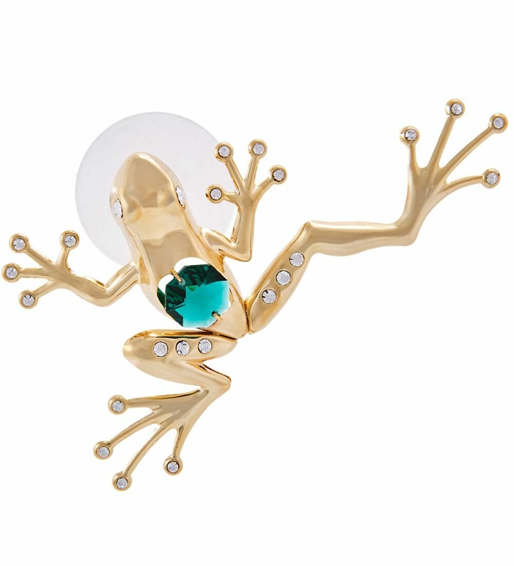 Фигурка на магните Лягушка тропическая с цв. кр. A1882080 Crystal Temptations, Металл, кристалл