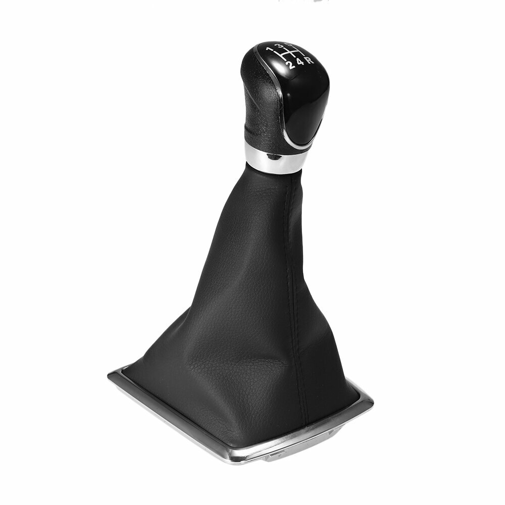 Чехол для рычага передач 5-ступенчатой механической коробки передач, чехол для ручки рычага передач, пылезащищенный, для Ford Focus, черный, пластик и ПУ-кожа, новый, размер упаковки 14*12.6*5см, вес упаковки 166.8г, 1 штука