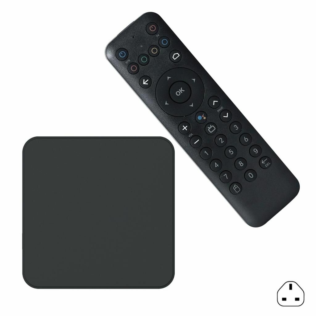 KM7SE TV BOX SET TOP BL5.1 S905Y4 2,4 ГГц/5 ГГц 4K SET TOP Assistant с голосовым удаленным и HDTV-кабелем, UK