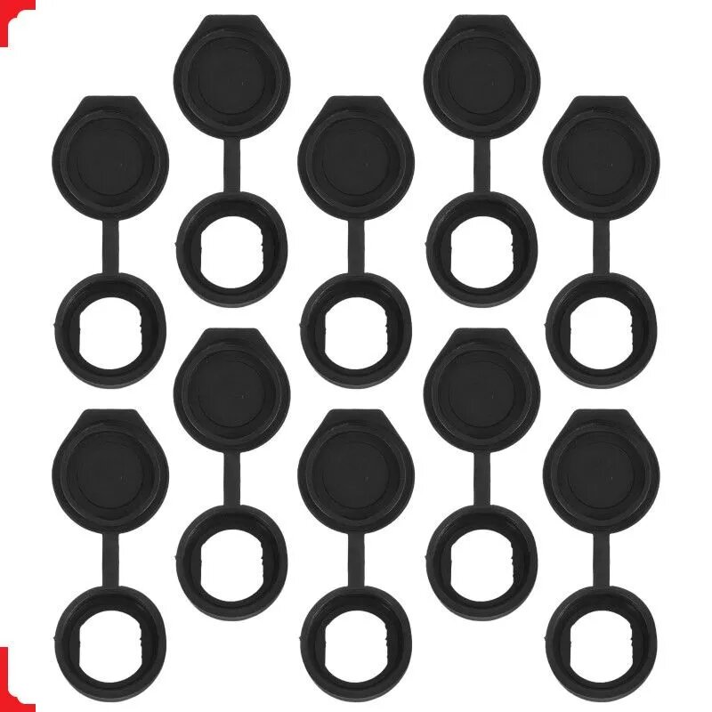 10 шт. Пылезащитный чехол для дверного замка, водонепроницаемый цилиндр замка 8.00X3.10X1.00CM