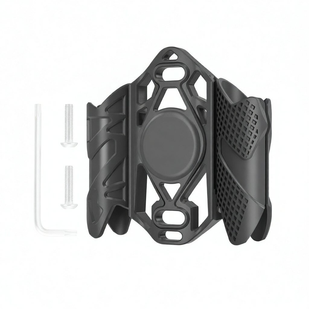 ENLEE Велосипедный крепеж для локатора Метка-локатор для велосипеда Защитный держатель Многофункциональное противоугонное крепление с ключом и винтами