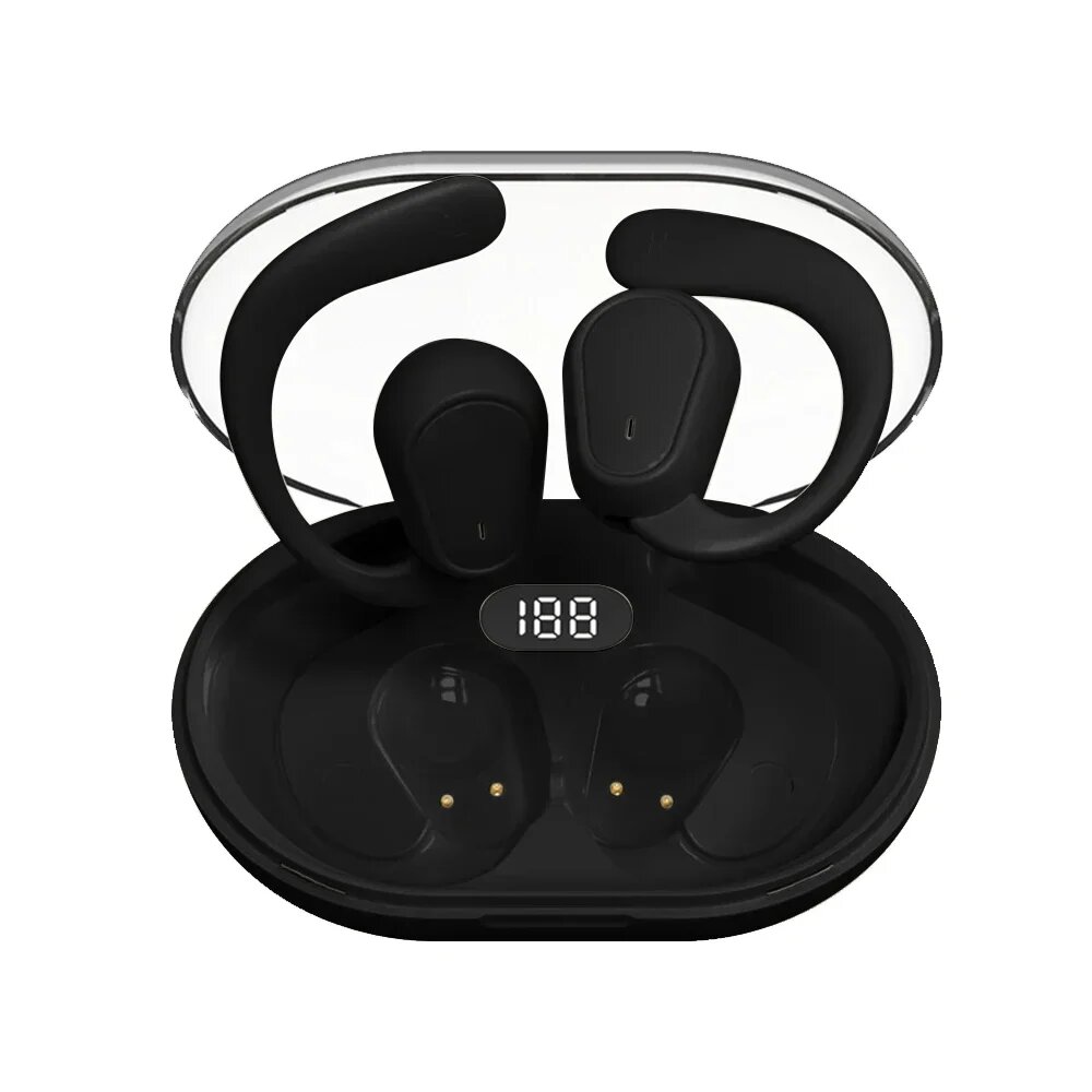 Спортивные Беспроводные Bluetooth 5.3 Наушники Открытого Типа Hi-Fi Стерео С Креплением На Ухо