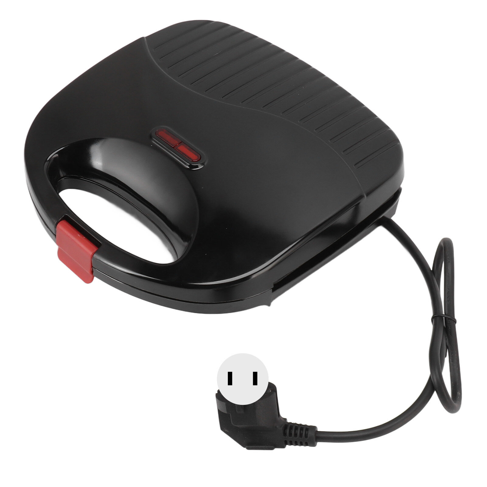 Пресс для панини, гриль, сэндвичница, двухсторонний антипригарный тостер для использования в помещении, 110 В, вилка стандарта США, многофункциональное устройство для приготовления пищи и выпечки.