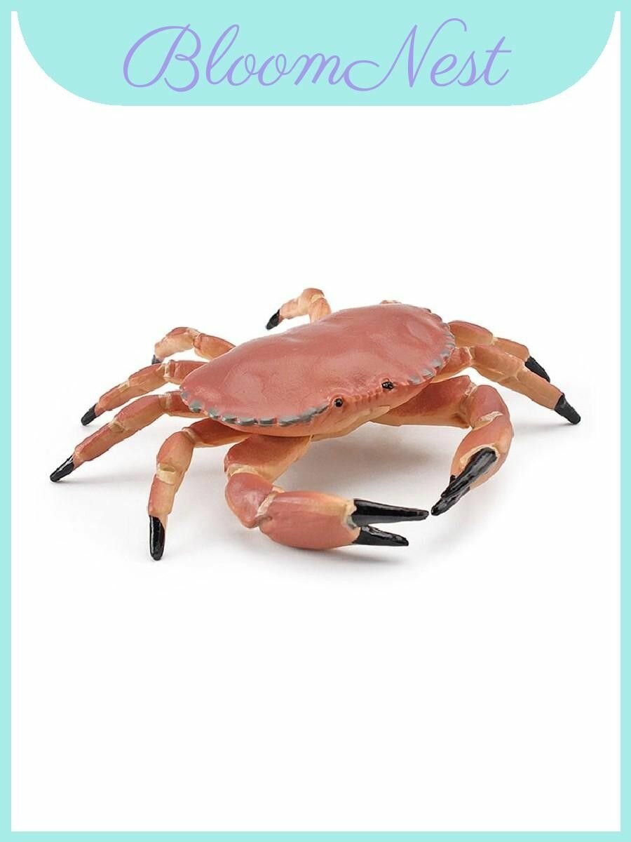 Имитационный краб фигурки дизайн для коллекционеров и любителей прибрежного декора, crab b