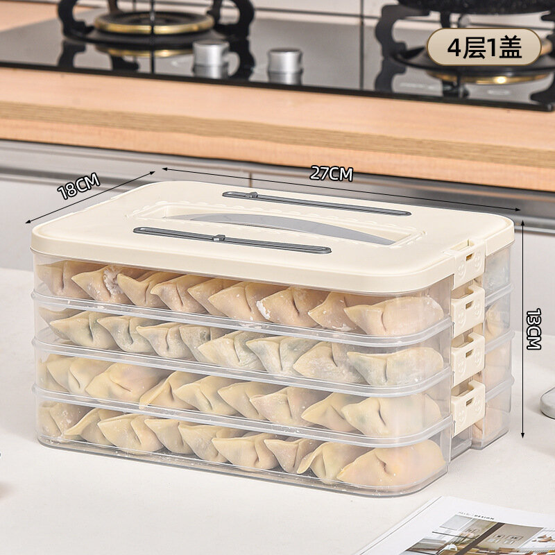 Коробка для пельменей пищевого качества, домашняя коробка для вонтонов, морозильная коробка, специальная многослойная коробка для сохранения свежести, коробка для хранения в холодильнике